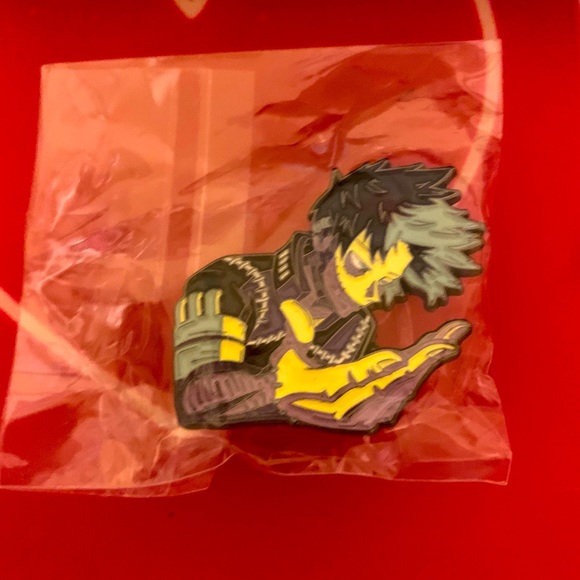Hand Crafted | Office | Dabi Enamel Pinback My Hero Academia | Poshmark